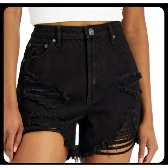 Almost Famous | Shorts | Almost Famous Super High Rise Distressed ...